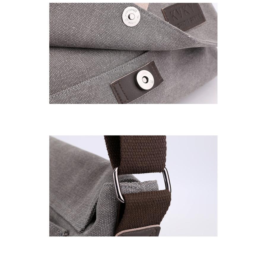 ショルダーバッグ メンズ 大きめバッグ 帆布 A4 かばん カバン キャンバス 鞄 斜め掛け メッセンジャーバッグ 大容量 通勤通学バッグ 出張 通勤 春コーデ : KSMCヤフーショップ ...