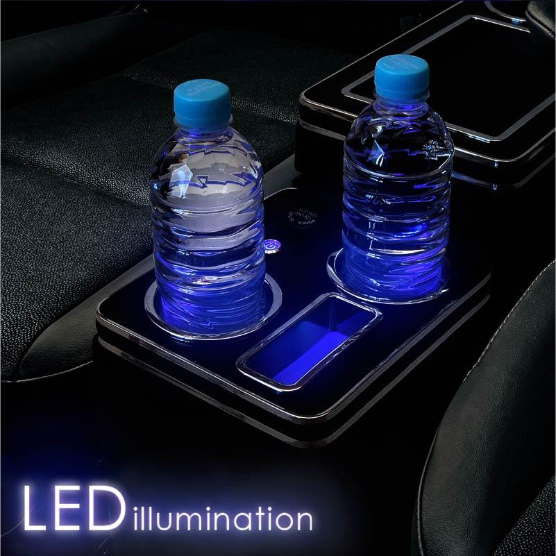 セレナ C25 C26 C27 コンソールボックス ウォークスルー USB シガー ドリンクホルダー トレー LED 充電 スマホ 収納 内装 日産 ニッサン : インポート直販Ks問屋 ...