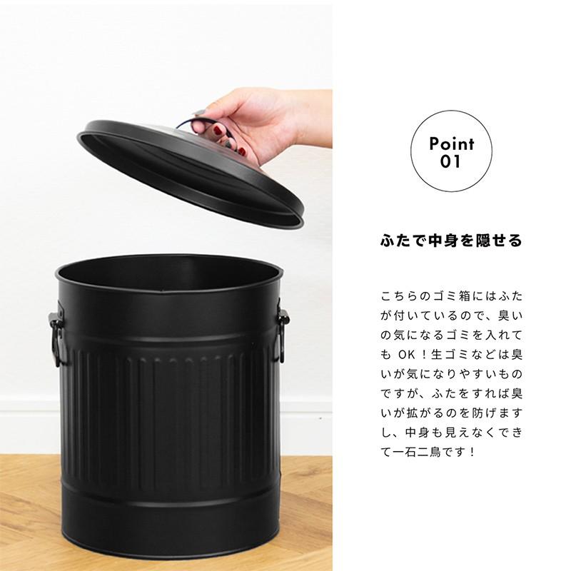ゴミ箱 おしゃれ 11リットル 屋内 屋外 ふた付き 缶 アメリカン ゴミ箱 おしゃれ 11リットル 屋内 屋外 ふた付き 缶 アメリカン