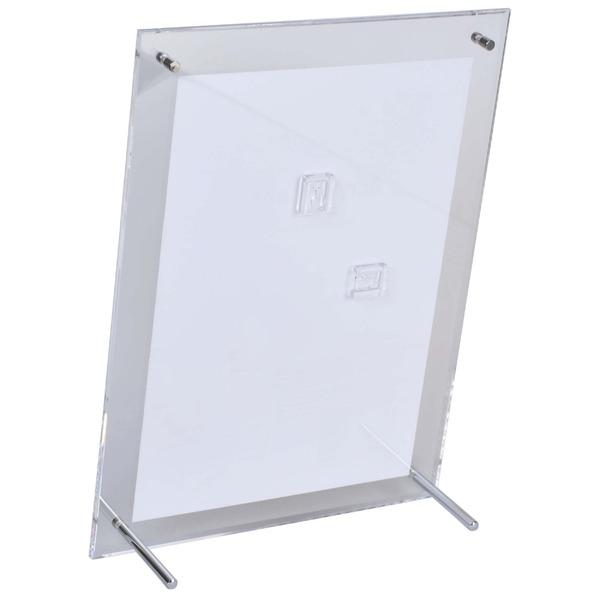 アクリルフレーム B5 257×182mm スタンド付・吊り下げパーツ付き 縦横兼用 透明アクリル 写真立て 額 額縁 フレーム : ds-2378706 : 冷え性グッズなら健康サポート ...