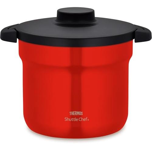サーモス 真空保温調理器 シャトルシェフ 4.3L (4~6人用) アーバンレッド セラプロテクトコート KBJ-4502 UR : K’STORE - 通販 - Yahoo!ショッピング