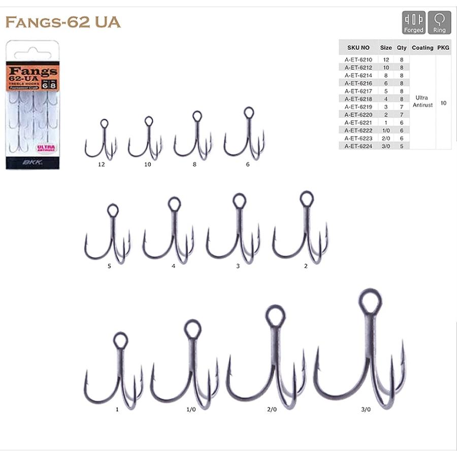 BKK FANGS62-UA トレブルフック : グッドオープンエアズ マイクス - 通販 - Yahoo!ショッピング