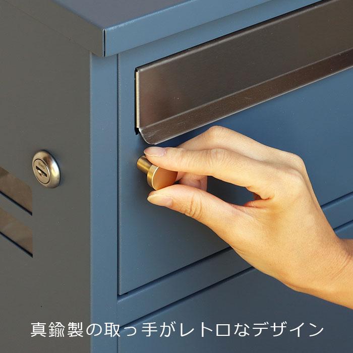 宅配ボックス付 ポスト Mina ミーナ / スタンドポスト 郵便受け ポスト 宅配BOX付き 宅配ボックス 置き配 再配達防止 北欧風 モジュ MOJYU PBX-062 PBX-063 ...