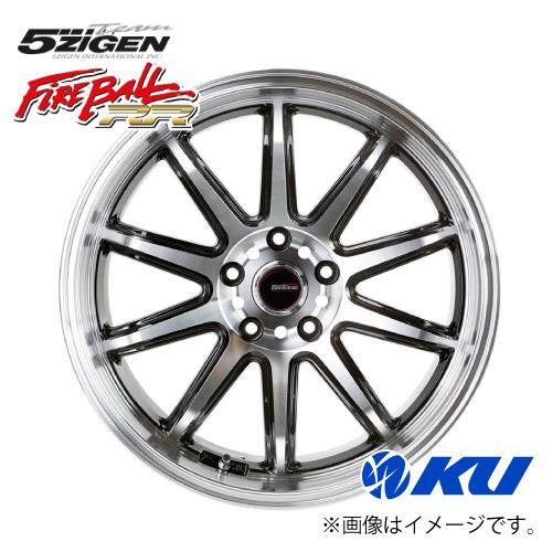 5ZIGEN 5ZIGEN FIREBALL RR size17inch×9.0J +15 5穴 PCD114.3 BLACK POLISH ...