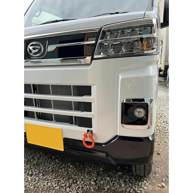 カワイ製作所 フロント type可倒 牽引フック DAIHATSU アトレー S700/710V/W DA0221-RFF-88 ハイゼット及びデッキバン共通 カワイワークス ダイハツ ...