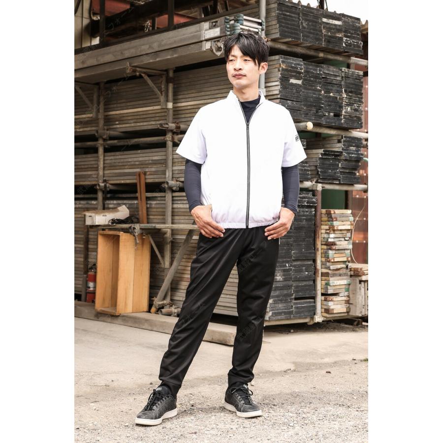 HOOH 快適ウェア 半袖ニットブルゾン 6L 8L V771 UVカット ポリエステル100% チタン配合 吸汗速乾 撥水 村上被服 空調服 作業服 ユニフォーム : 武蔵野ユニフォーム ...