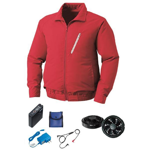 KU90510 空調服 R ポリエステル製 FAN2300B・RD9261・LISUPER1セット レッド M : ds-2466813 : 龍口農園ImportDivision - 通販 ...