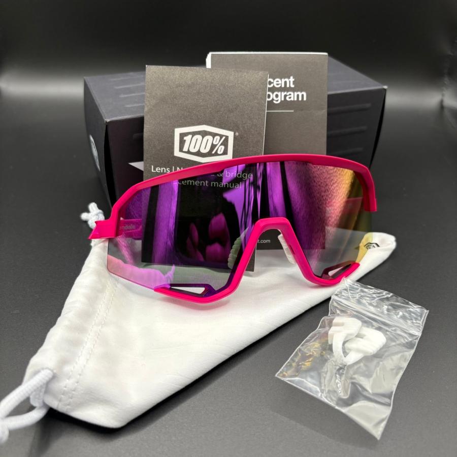 A100 100％ ワンハンドレッド サングラス SLENDALE 60057 00006 Pitaya‐Hiper Vital Pink Mirror タティスJr.愛用 野球 100％正規 ...