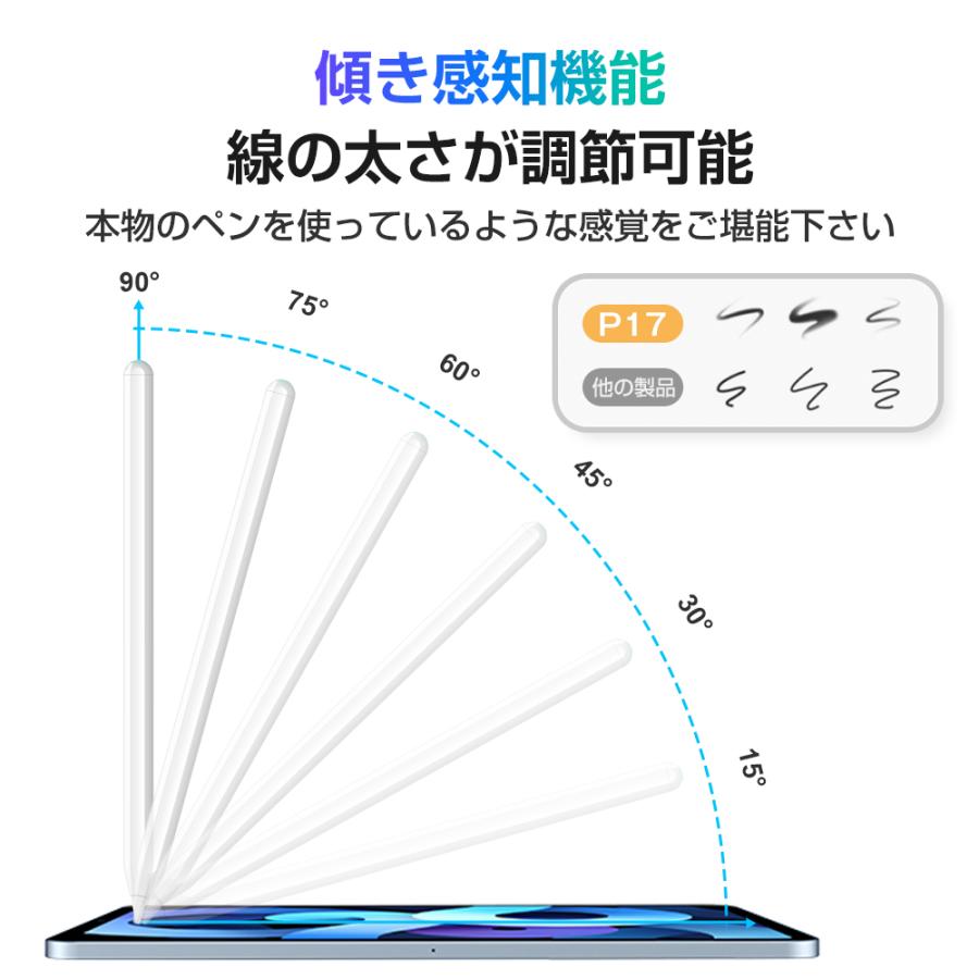 タッチペン ipad スタイラスペン 誤操作防止 細い 軽量 パームリジェクション機能 高感度 途切れ/遅延/ズレなし 2023最新版 iPadタッチペン :DRB-P17:KuKuYa ...