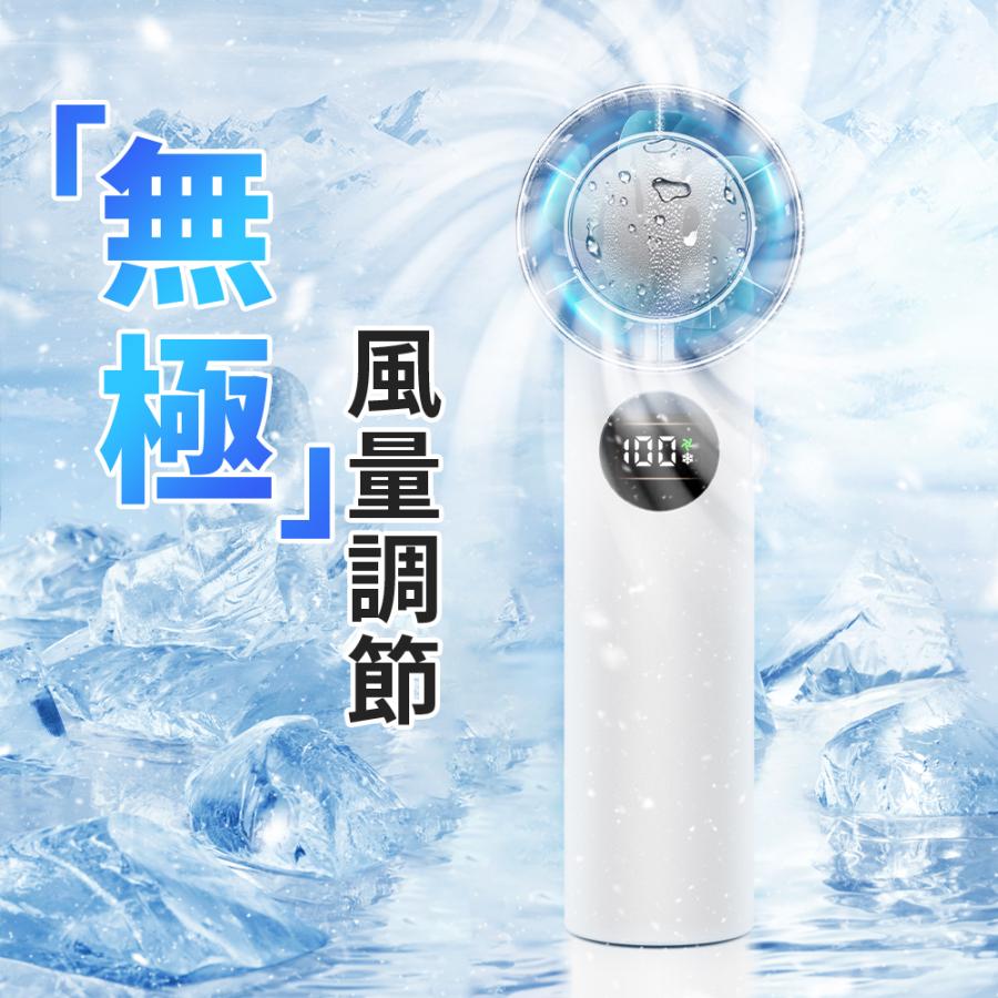 手持ち扇風機 冷却 高速扇風機 ハンディファン 卓上扇風機 扇風機 100段階調整可能 冷却プレート 瞬間冷却 大容量6800mAh おしゃれ 小型 静音 熱中症対策 :f63:KuKuYa ...
