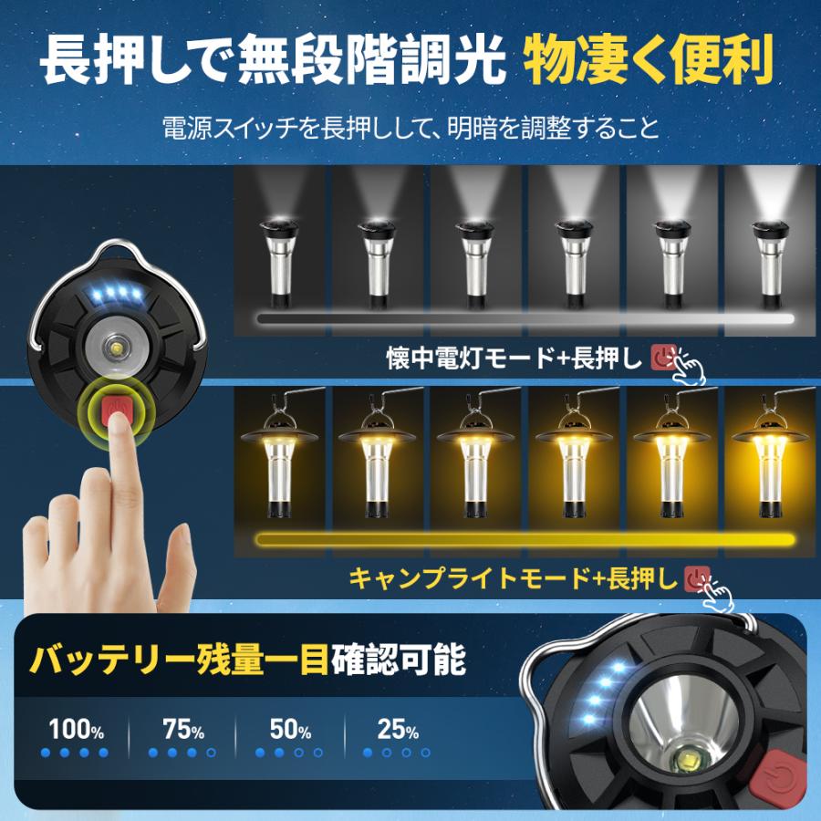 ランタン led おしゃれ スタンド 充電式 超高輝度 キャンプランタン 多機能ミニランタン 懐中電灯 LEDランタン 災害用 アウトドア キャンプライト : KuKuYa - 通販 ...