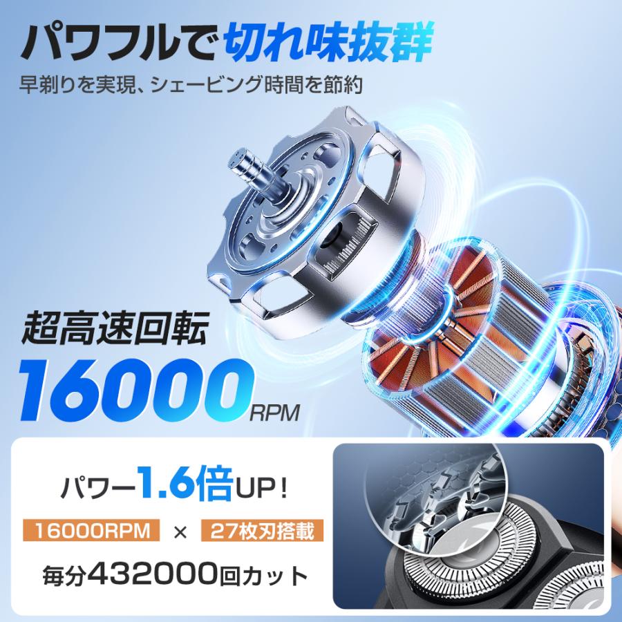 BELANDO メンズシェーバー 髭剃り 電気シェーバー 3枚刃 シェーバー 回転式 おしゃれ 電動シェーバー IPX7防水 洗い可能 充電式 LED電池残量表示 ひげそり : KuKuYa ...
