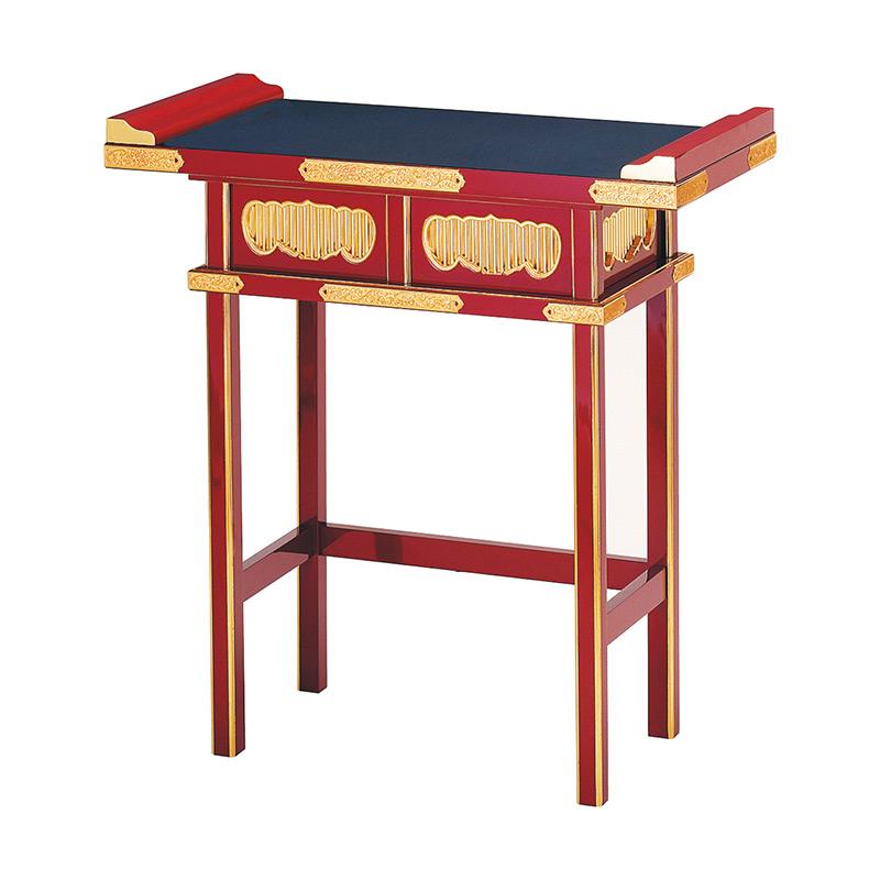 固定式立焼香机筆返付DX 2.5尺 朱塗天黒面金箔押 金具付 日本製 1556-2501 : 仏壇・位牌 なーむくまちゃん工房 - 通販 - Yahoo!ショッピング