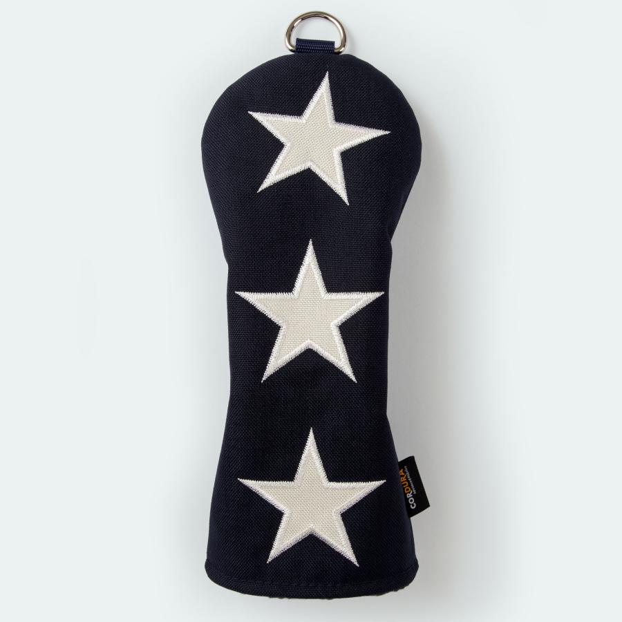 ヘッドカバー（フェアウェイウッド用） HEAD COVER（FW）CDS_05FW DarkNavy×White CORDURA : KUMADE SHOP - 通販 - Yahoo!ショッピング