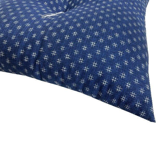 座布団 厚い 銘仙判 55×59cm 日本製 綿100% 和柄 おしゃれ 大きめ ざぶとん 単品 1枚売り かすり柄 和風 業務用 国産 和座 ...