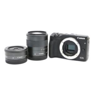 EOS M 【中古】Canon キヤノン M3 ダブルズームキット ブラック : 熊本カメラYahoo!店 - 通販 - Yahoo!ショッピング