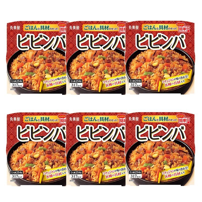 丸美屋 ビビンバ ごはん付き254g×6個 : くまの中谷商店 - 通販 - Yahoo!ショッピング