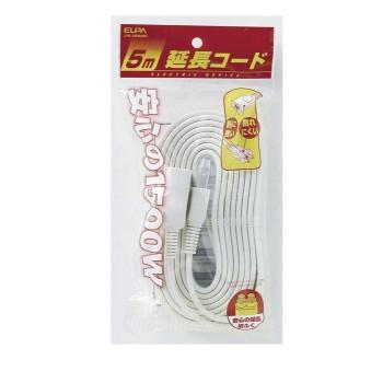 ELPA EDLP延長コード5m LPE-105N(W) : 熊取屋 - 通販 - Yahoo!ショッピング