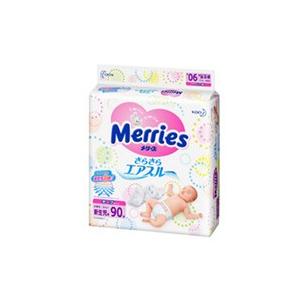 花王 メリーズ さらさらエアスルー 新生児用 ( お誕生〜5kg ) 90枚 テープタイプ - 送料無料 -wp 北海道・沖縄を除く : くも ...