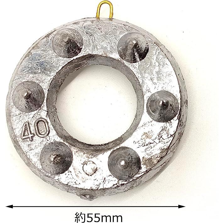 WakyaJig(わきゃジグ) スパイクおもり 40号(約153g) 3個入 :spk040-03:Kuninao - 通販 - Yahoo!ショッピング