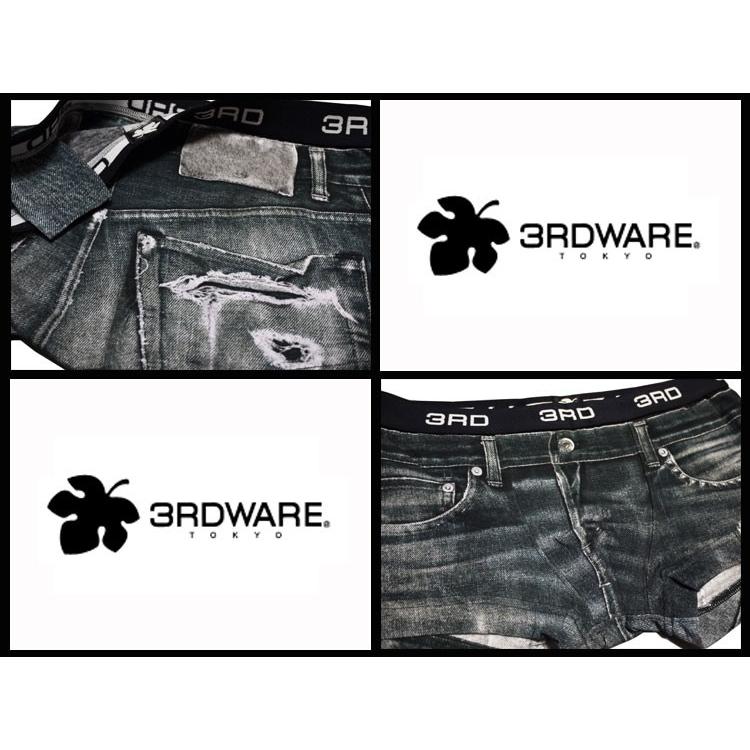 3RDWARE ローライズボクサーパンツ サードウェア Damage Denim Black ダメージデニムブラック 219101402 メンズ : パンツのくらきち - 通販 - Yahoo ...