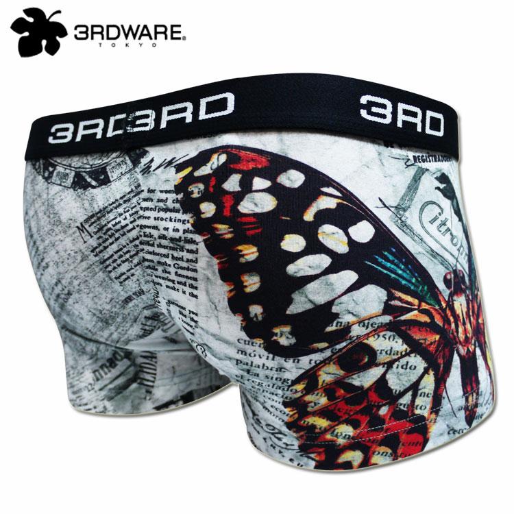 3RDWARE ローライズボクサーパンツ サードウェア news papers butterfly ニュースペーパーバタフライ 215102002 メンズ : パンツのくらきち - 通販 ...