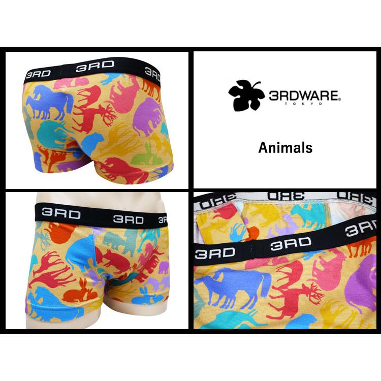 3RDWARE ローライズボクサーパンツ サードウェア Animals アニマル 212201602 メンズ : パンツのくらきち - 通販 - Yahoo!ショッピング