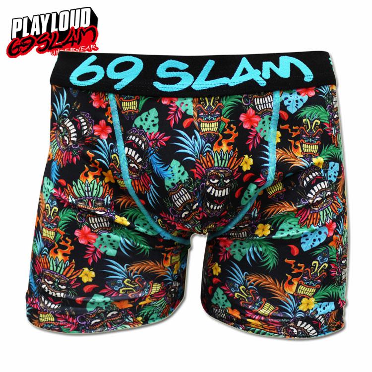 69SLAM（ロックスラム） SALE セール ボクサーパンツ HAWAIIAN TIKI ハワイアンティキ メンズ : パンツのくらきち ...
