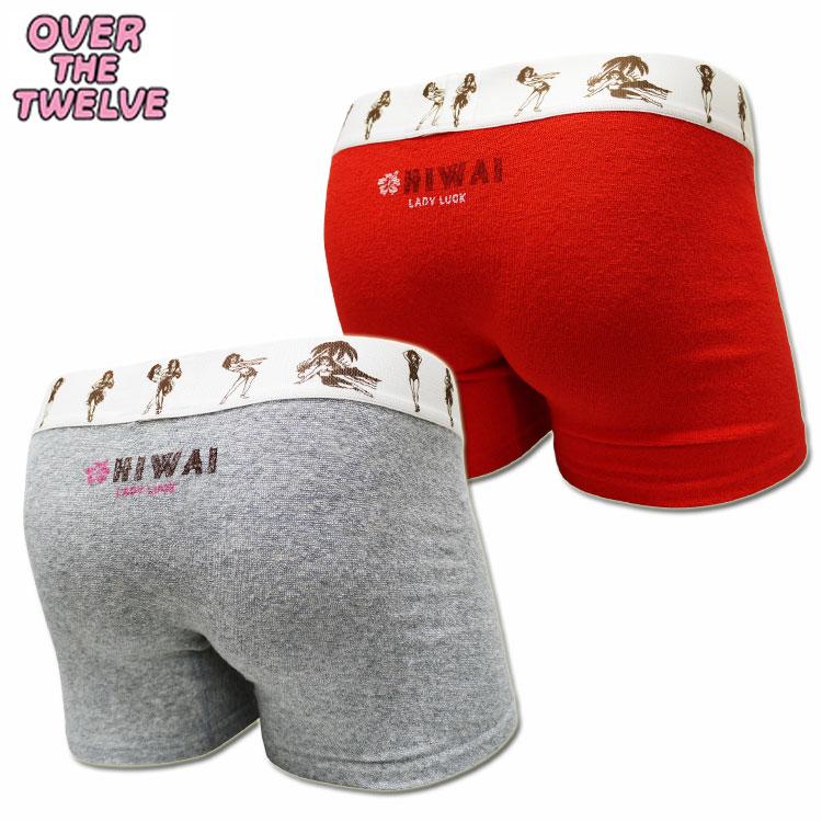 ボクサーパンツ OVER THE TWELVE オーバーザトゥエルブ HIWAI FRAGIRLS 24-18 メンズ ...