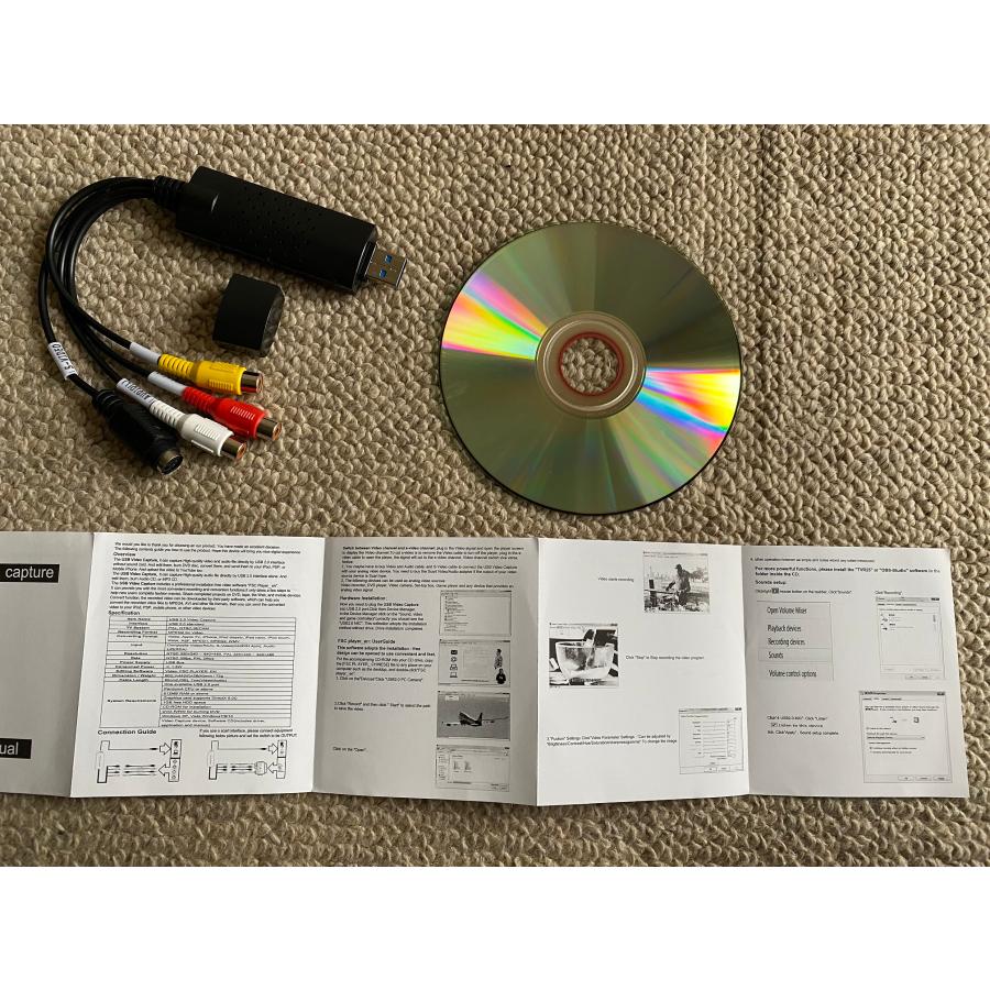 USB ビデオキャプチャーカード RCA S端子対応 VHS BETA コンポジットアナログ出力を取込 EasyCAP : 文化雑貨倉中屋 - 通販 - Yahoo!ショッピング