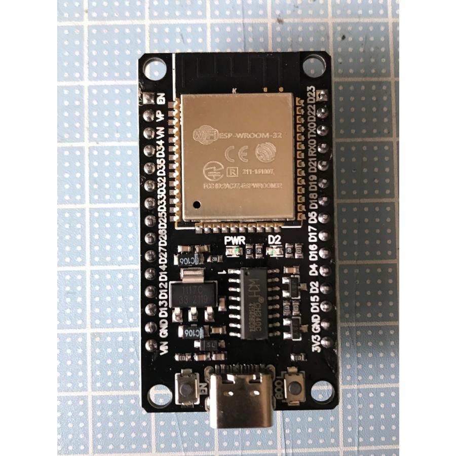 Usb Type C Esp32 Devkit V1 Esp Wroom 32 Ch340 開発ボード ピンヘッダー実装済 Arduino Ide Micropython Wi Fi