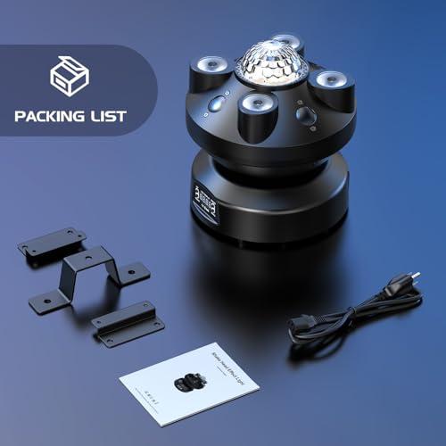 SEBRUANC 70W ステージライト 9LED ムービングヘッドライト 4 in 1 DJライト 舞台照明 RGBW （赤・緑・青・白）音声 : くらおりショップ - 通販 - Yahoo ...