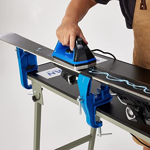 XCMAN Ski Vise 全金属の高山スキーバイス の調律とワックスがけに用いられ、角度と高さが調整でき、丈夫で安定しています. XCMAN Ski Vise 全金属の高山スキーバイス の調律とワックスがけに用い