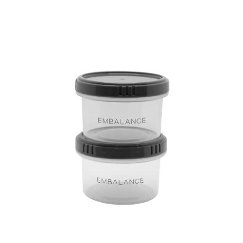 ウィルマックス エンバランス ラウンドコンテナ 丸型 XS 130ml グレー 2個セット 日本製 T12211 : くらおりショップ - 通販 - Yahoo!ショッピング