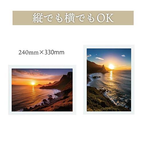 benrii A4壁掛け額縁 白 軽量 壁掛け ポスターフレーム ホワイト : くらおりショップ - 通販 - Yahoo!ショッピング