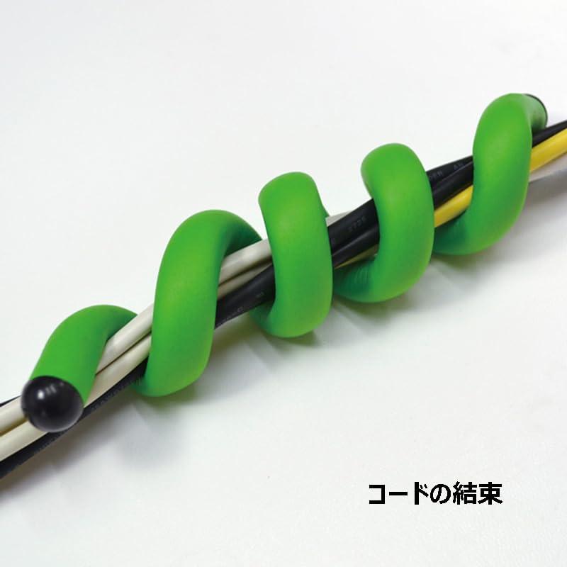 小島通商 自由にくねくね 変幻自在 ソフトワイヤー 用途いろいろ タブレットスタンド ハンガー 結束バンド フックとしてくねローゼロング ...