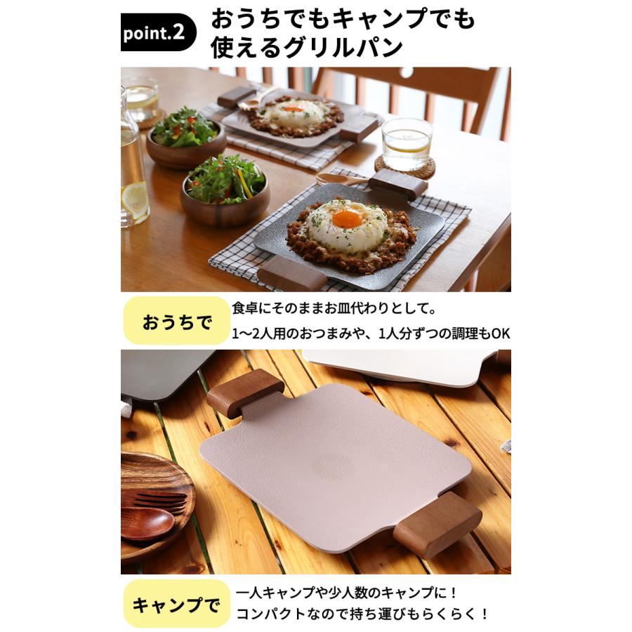 TTS ソリッドミニグリルパン チャコール Dr.HOWS ドクターハウス グリルプレート セラミックコーティング コンパクト 保温効果 オール熱源対応 焦げ付きにくい : e-暮らしRあーる ...