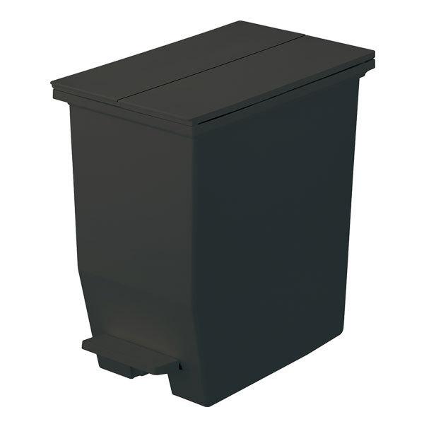 SOLOW ペダルオープンツイン 20L 2個セット ダストボックス ペダル式ゴミ箱 日本製 抗菌 防汚 お手入れ簡単 左右両開き リス ブラック GSLW002 :4971881177432 ...