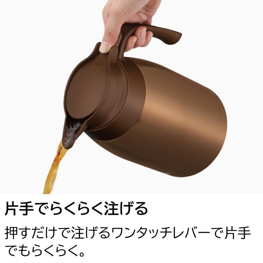 THERMOS サーモス ステンレスポット TTB-1501 MTBK マットブラック 1.5L : くらし壱番館 - 通販 - Yahoo!ショッピング