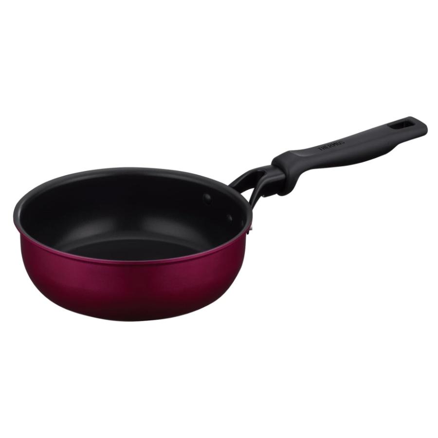 サーモス デュラブルシリーズ 炒め鍋 20cm KFM-020D R レッド （ガス火・IH兼用） :4562344397858:くらし壱番館 ...