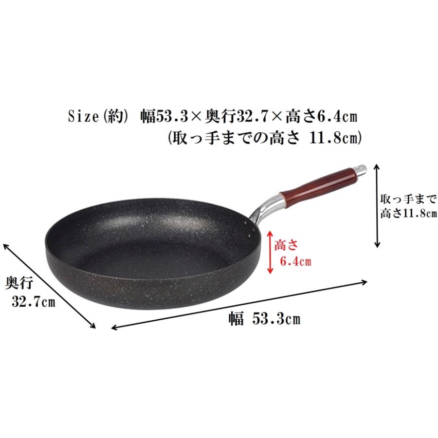 北陸アルミニウム まとめて焼けるビックパン 32cm ガス火・IH対応 : くらし壱番館 - 通販 - Yahoo!ショッピング