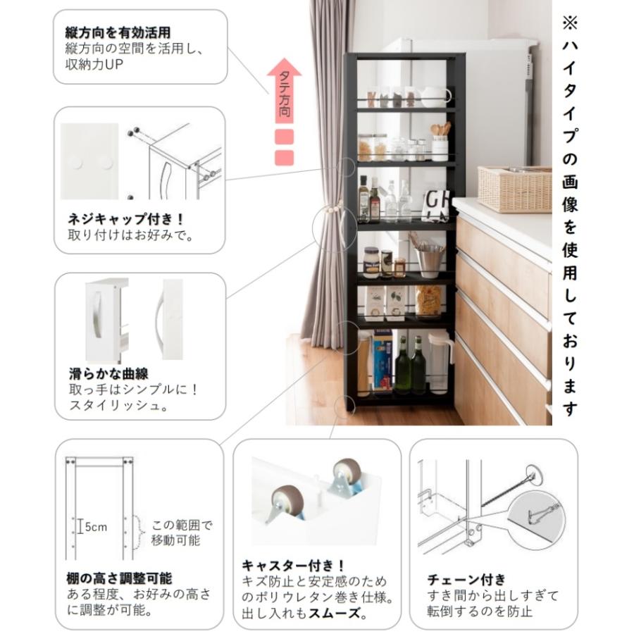 田窪工業所 トールワゴン 幅20cmロータイプ NWL-200K ブラック (代引き不可・配達時間指定不可・日祝日配達不可) : くらし壱番館 - 通販 - Yahoo!ショッピング