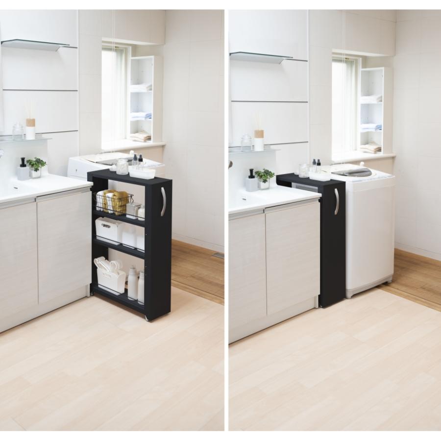 田窪工業所 トールワゴン 幅20cmロータイプ NWL-200K ブラック (代引き不可・配達時間指定不可・日祝日配達不可) : くらし壱番館 - 通販 - Yahoo!ショッピング