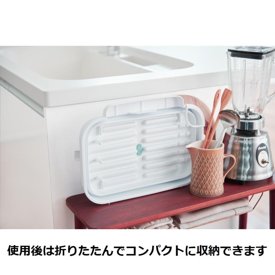 伊勢藤 ISETO おりたたみ水切りバスケット I-605 ホワイト (幅39.8×奥行27.6×高さ12.5cm 容量 6.8L) : くらし壱番館 - 通販 - Yahoo!ショッピング