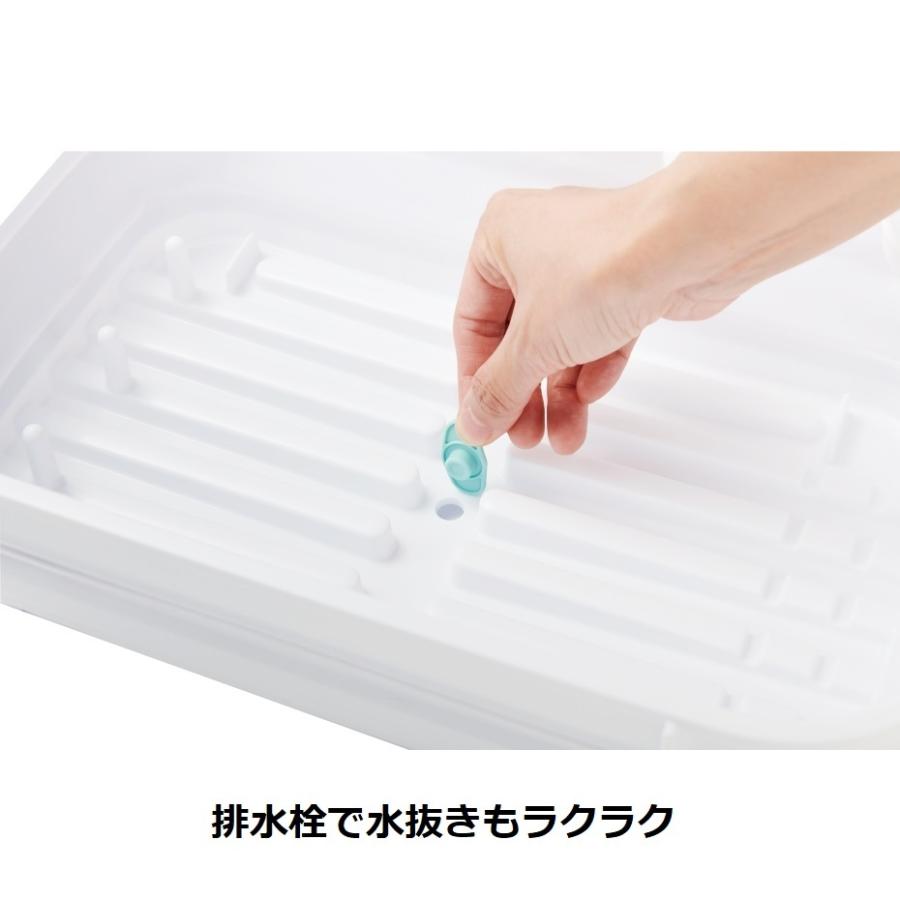 伊勢藤 ISETO おりたたみ水切りバスケット I-605 ホワイト (幅39.8×奥行27.6×高さ12.5cm 容量 6.8L) : くらし壱番館 - 通販 - Yahoo!ショッピング