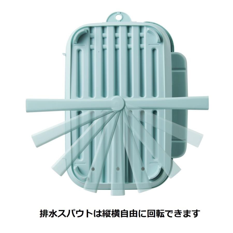 伊勢藤 ISETO おりたたみ水切りバスケット I-605 ミントグリーン (幅39.8×奥行27.6×高さ12.5cm 容量 6.8L) : くらし壱番館 - 通販 - Yahoo!ショッピング