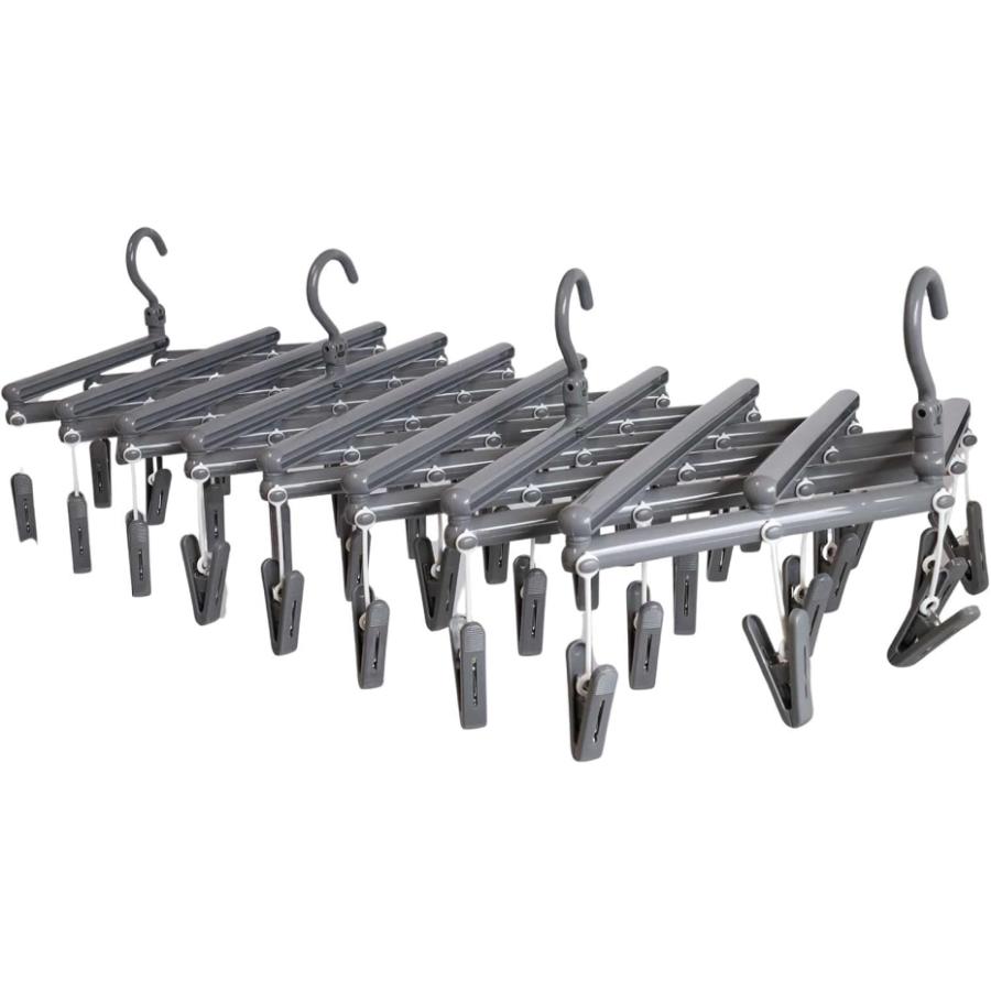 サワフジ フリーピンチャー44 洗濯ハンガー ロックグレー 44ピンチ FP-44C サイズ調整24.5〜175cm : くらし壱番館 - 通販 - Yahoo!ショッピング