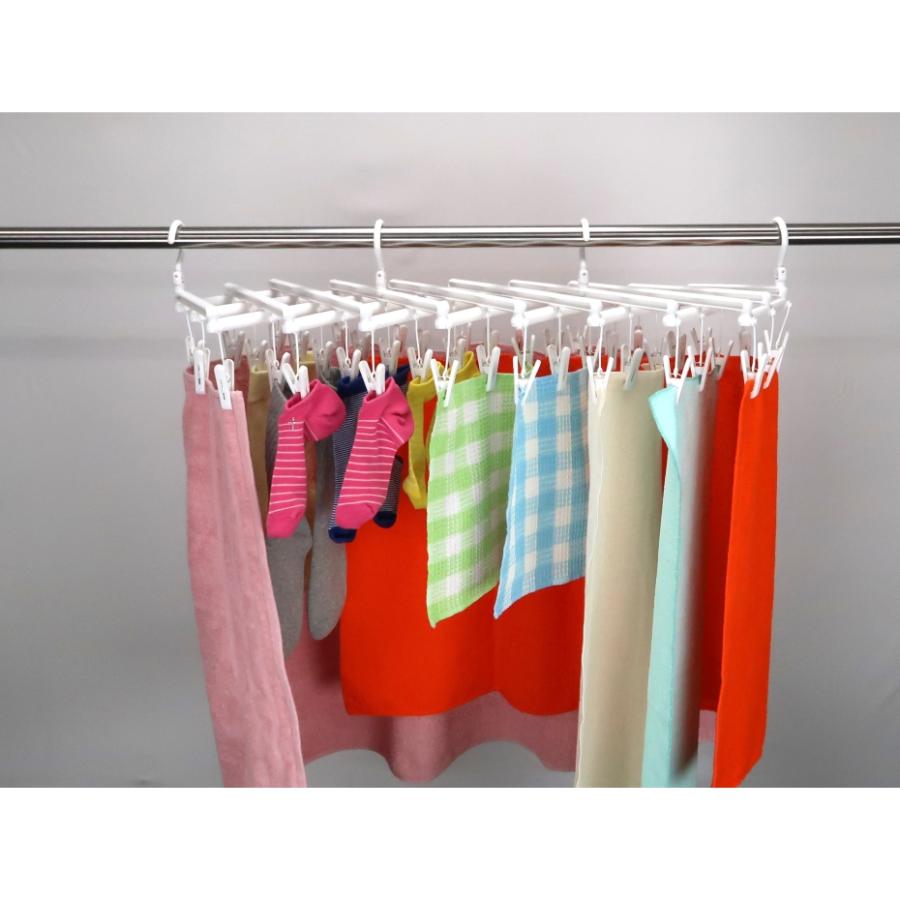 サワフジ フリーピンチャー44 洗濯ハンガー スノーホワイト 44ピンチ FP-44C サイズ調整24.5〜175cm : くらし壱番館 - 通販 - Yahoo!ショッピング