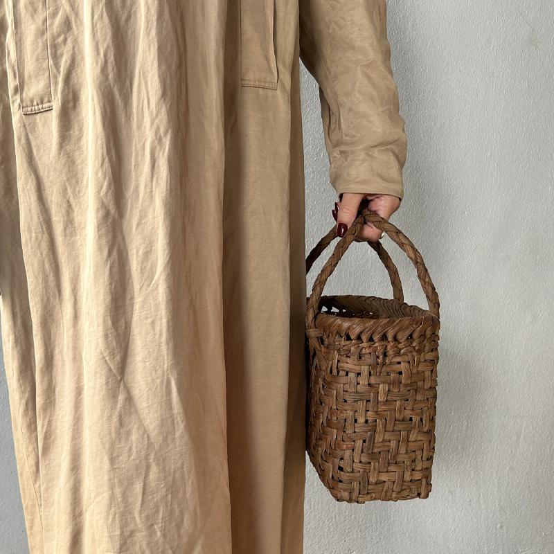 山葡萄かごバッグ 細網代（中）YB-118 長野県 純国産 作家 筒井幸彦 日本 かご 職人 手作り 1点もの ラッピング不可 : くらし舎ヤフー店 - 通販 - Yahoo!ショッピング