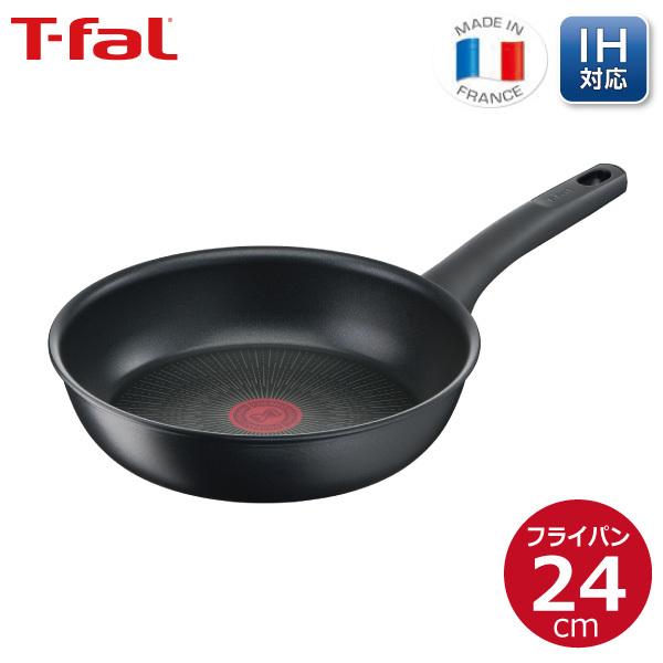 T-fal ティファール IHハードチタニウム・アンリミテッド フライパン 24cm G26504 取っ手付き : くらし屋 Yahoo!ショッピング店 - 通販 - Yahoo!ショッピング